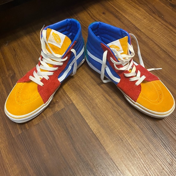 Vans | Shoes | High Top Colorful Vans | Poshmark